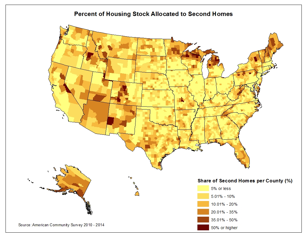 Share of Nation’s 2nd Homes Increases - Real Estate Investing Today