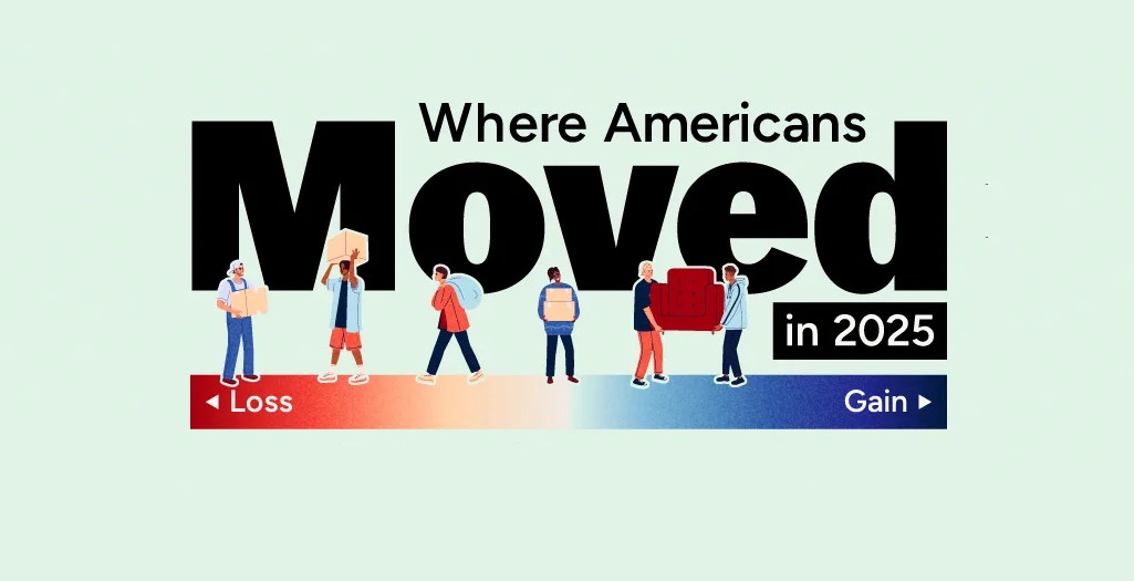 Where Americans Moved in 2025 - Real Estate Investing Today